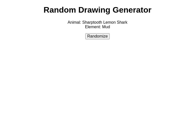 Random Drawing Generator