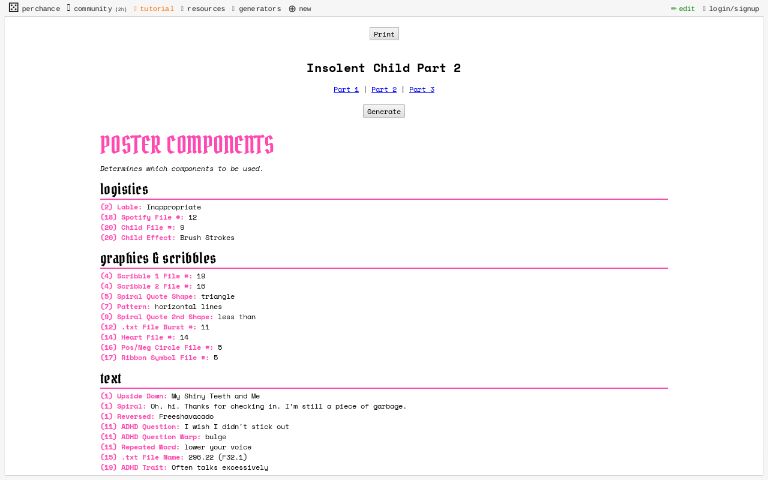 Recently Updated Generators ― Perchance