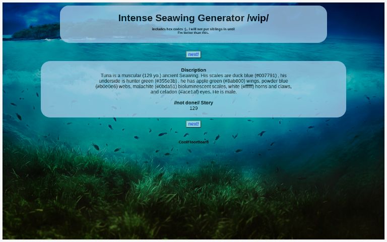Intense Seawing Generator /wip/