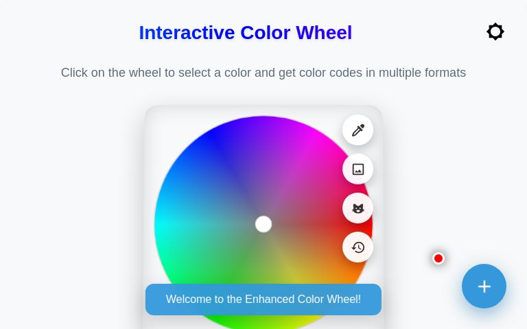 Interactive Color Wheel ― Perchance Generator