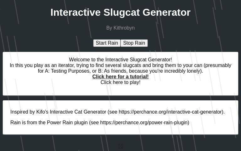 Interactive Slugcat Generator