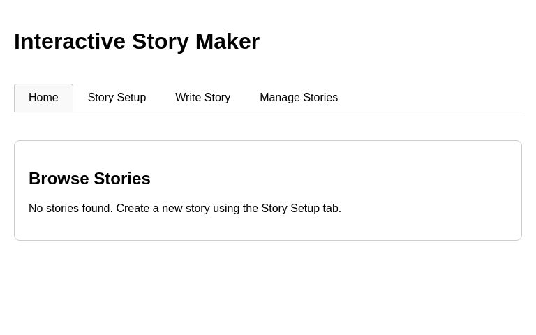 Interactive Story Maker ― Perchance Generator
