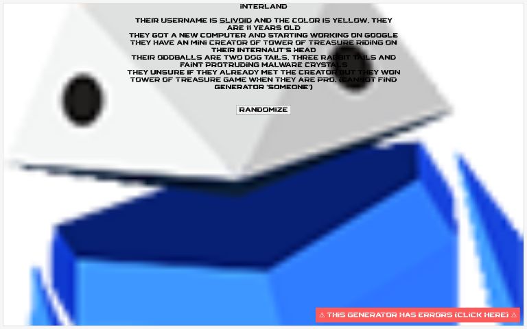 Interland ― Perchance Generator