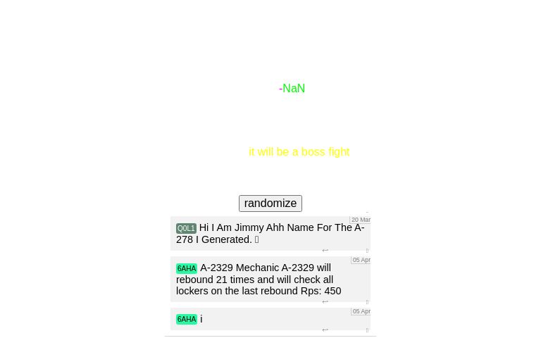 Interminable Rooms Entity Generator (J's remix 2)