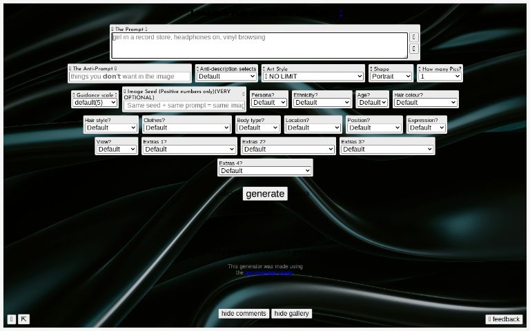 Lunatic's full extras No Limit hyper realistic (Free, No Sign-up, No Limits) ― Perchance Generator