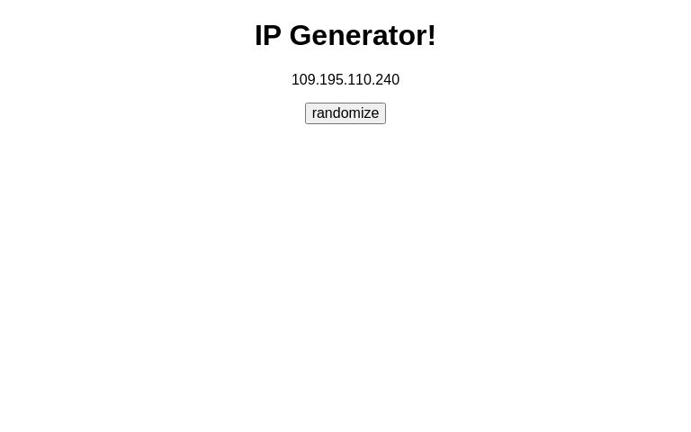 IP Generator!