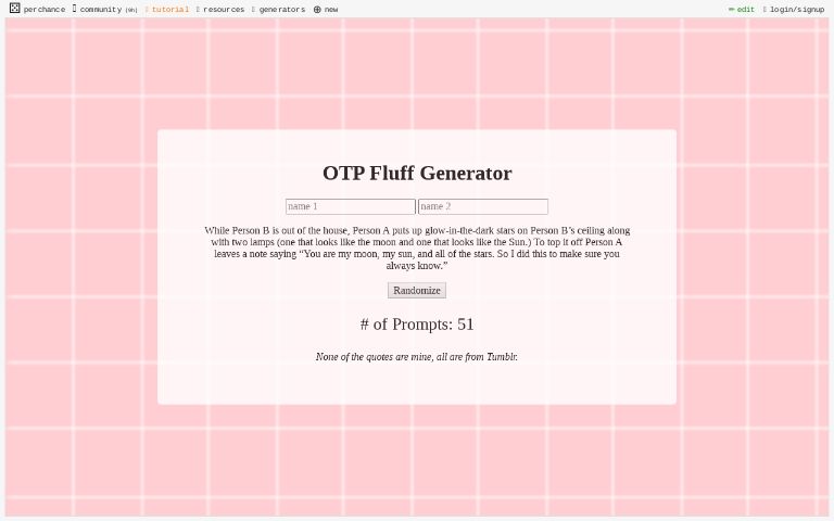 OTP Fluff Generator