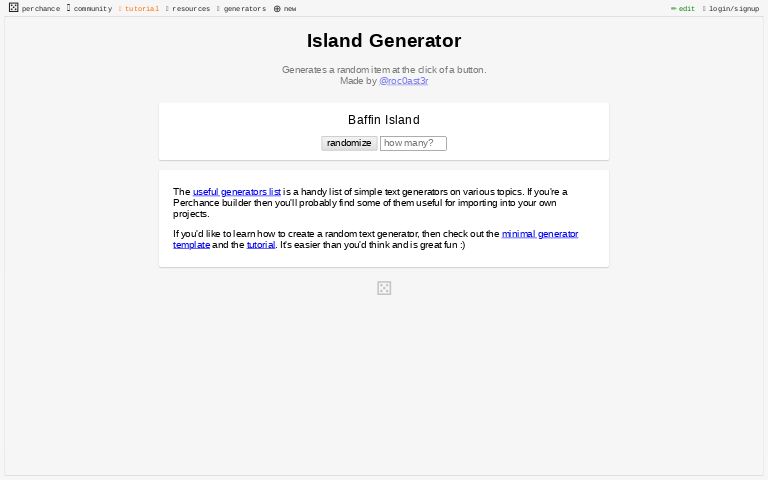 Island Generator