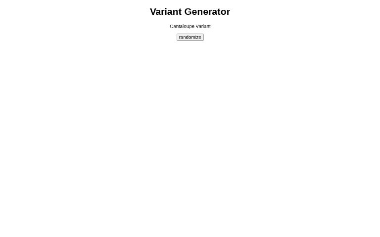Variant Generator