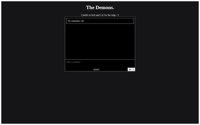 The Demons. ― Perchance Generator