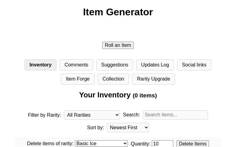 Item Generator
