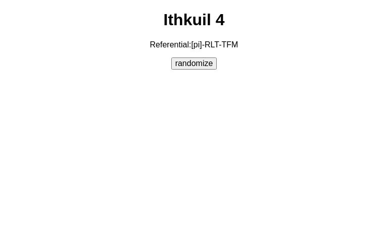 Ithkuil 4 ― Perchance Generator