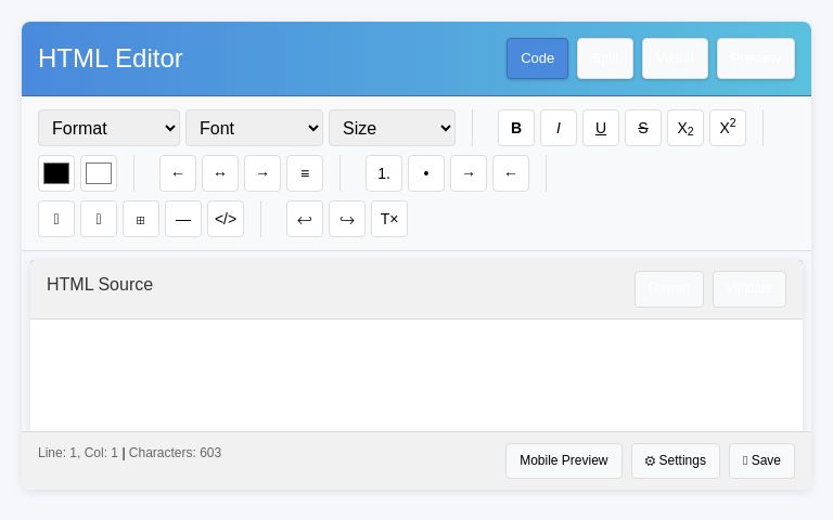 Welcome to HTML Editor ― Perchance Generator