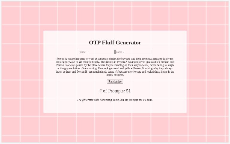 OTP Fluff Generator