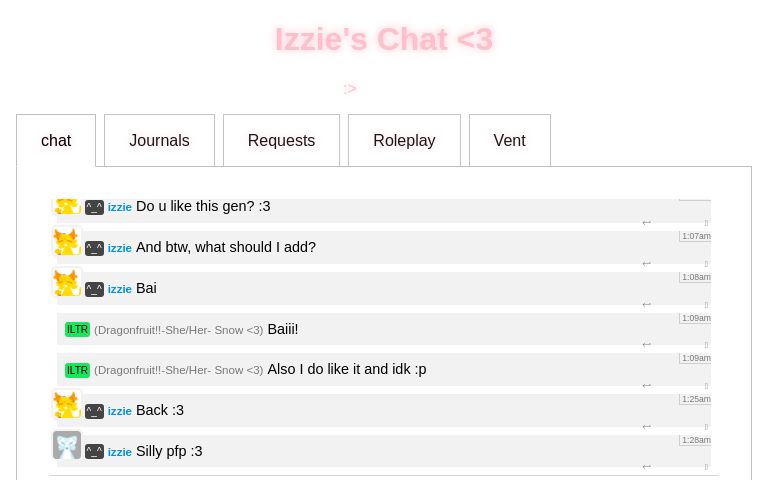 Izzie's Chat