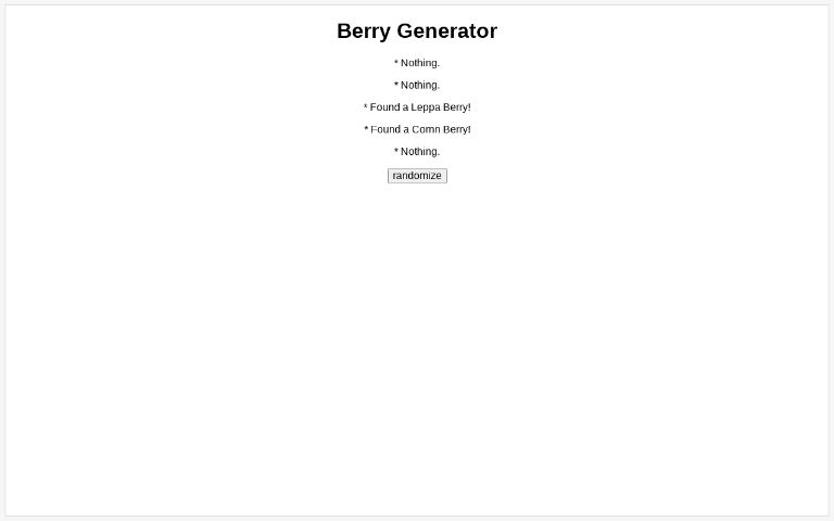 Berry Generator