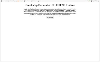 Crackship Generator: FH FRIEND Edition