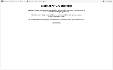 Normal NPC Generator