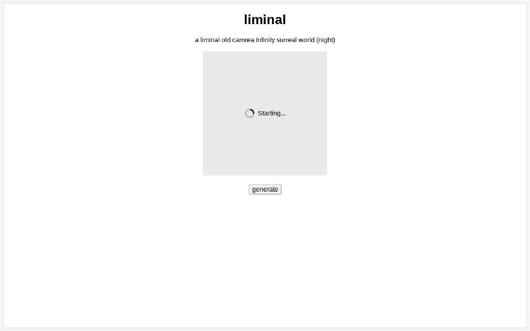 liminal ― Perchance Generator