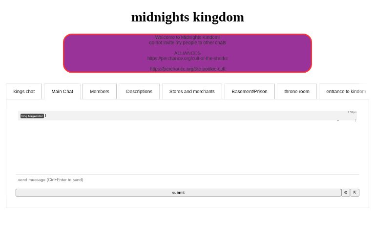 midnights kingdom ― Perchance Generator