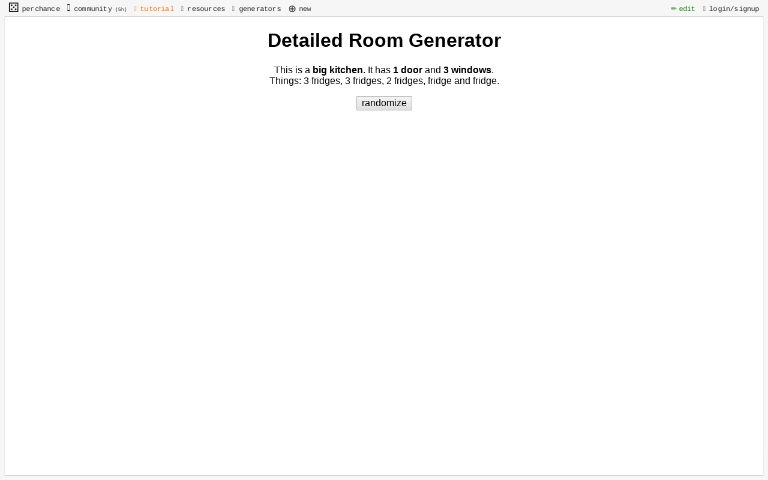 Detailed Room Generator