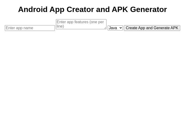 Android App Creator and APK Generator