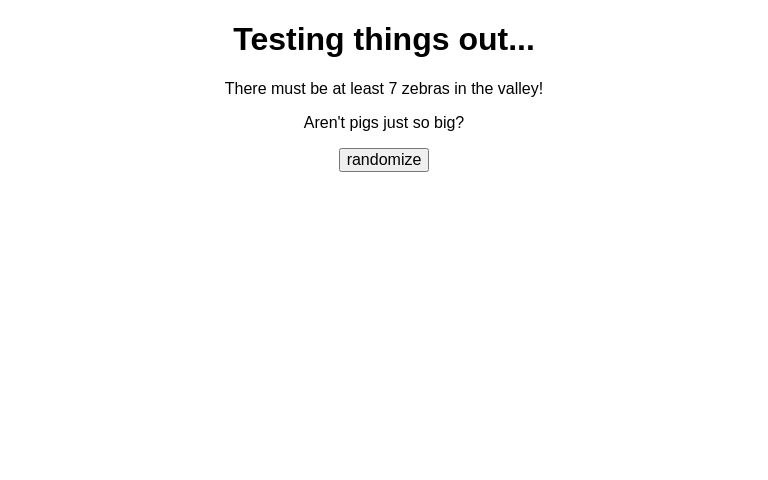 Testing things out... ― Perchance Generator