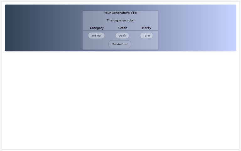 J6pqqd9ojk ― Perchance Generator