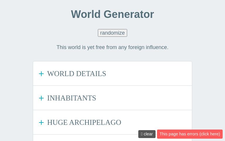 World Generator