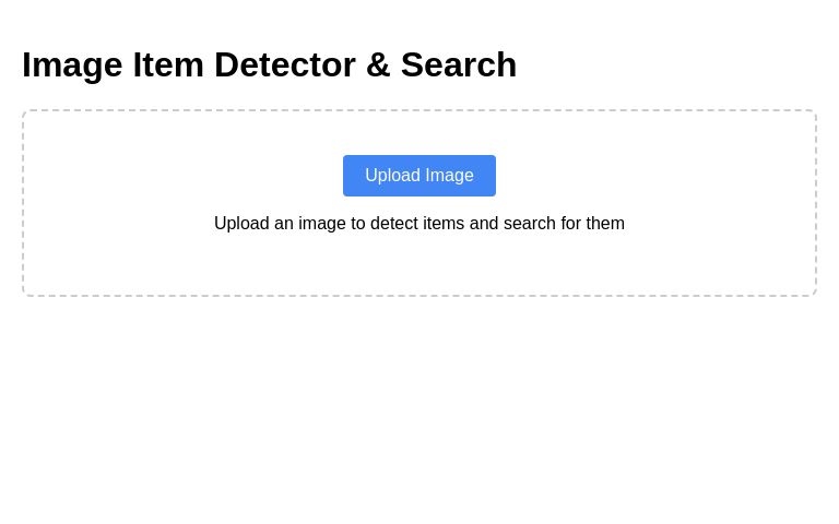 Image Item Detector & Search ― Perchance Generator