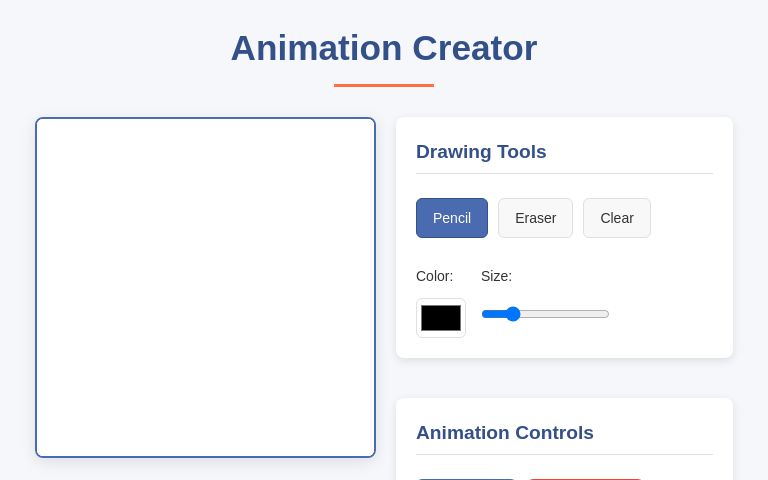 Animation Creator ― Perchance Generator