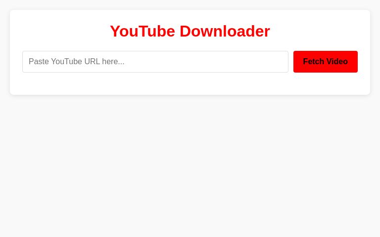 YouTube Downloader ― Perchance Generator