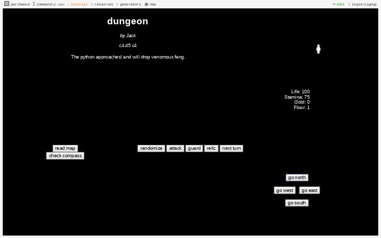 dungeon ― Perchance Generator