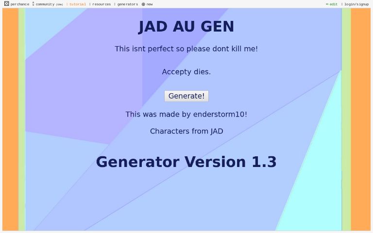 JAD AU GEN