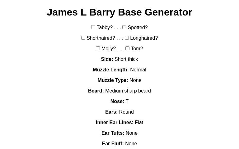 James L Barry Base Generator