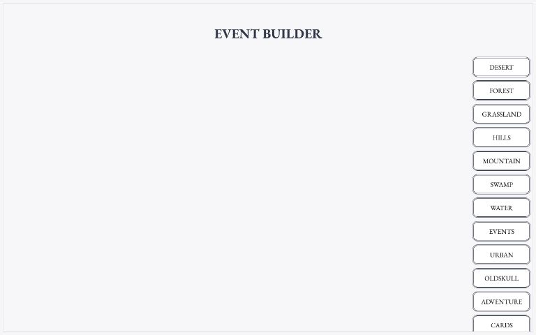 Event builder ― Perchance Generator