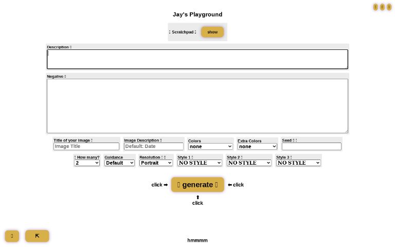 Jay's Playground (WIP) ― Perchance Generator