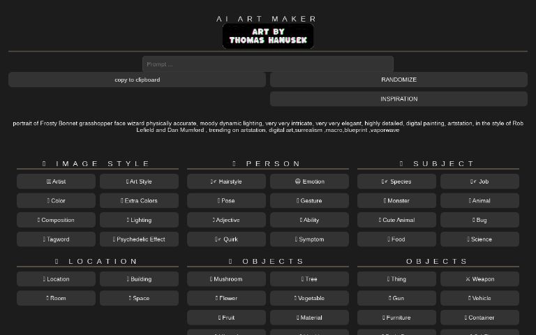 AI ART MAKER ― Perchance Generator