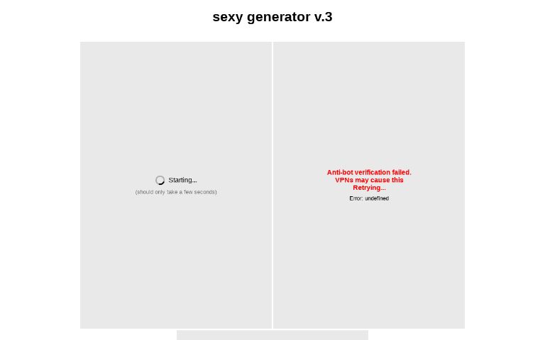 sexy generator v.3