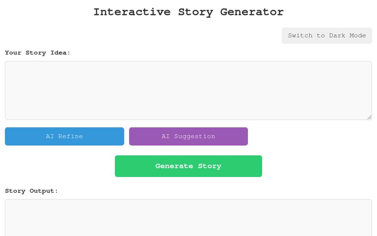 Interactive Story Generator