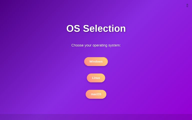 OS Selection ― Perchance Generator