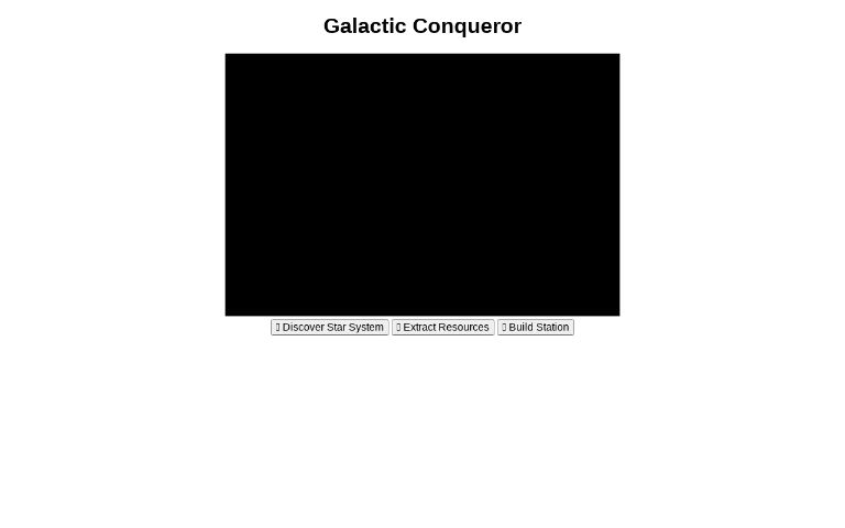 Galactic Conqueror ― Perchance Generator