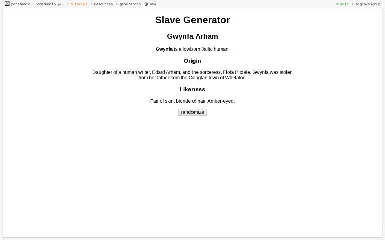 Slave Generator