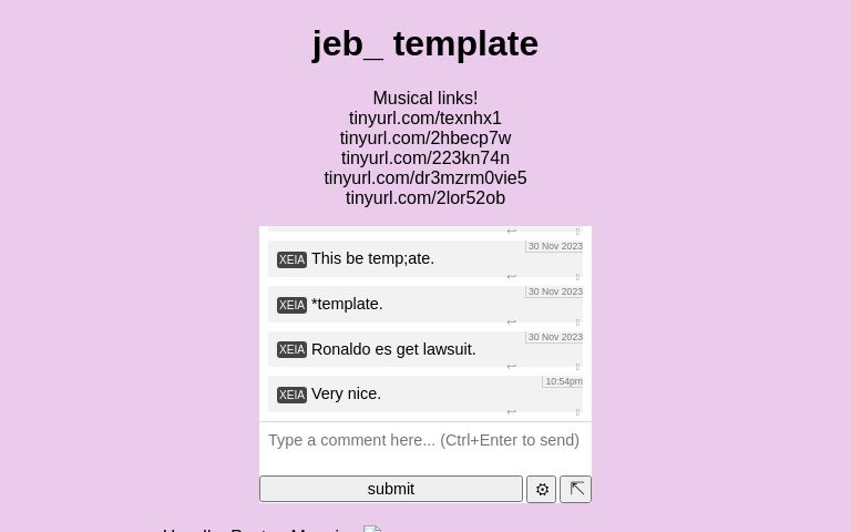 jeb_ template ― Perchance Generator