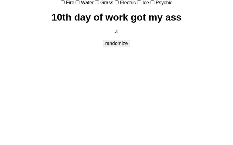 10th day of work got my ass ― Perchance Generator