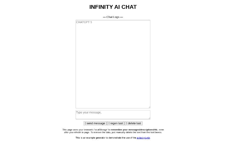 INFINITY AI CHAT