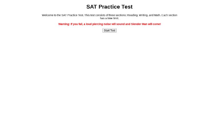 SAT Practice Test ― Perchance Generator