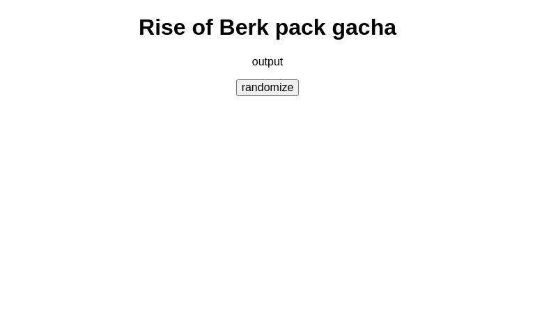 Rise of Berk pack gacha ― Perchance Generator