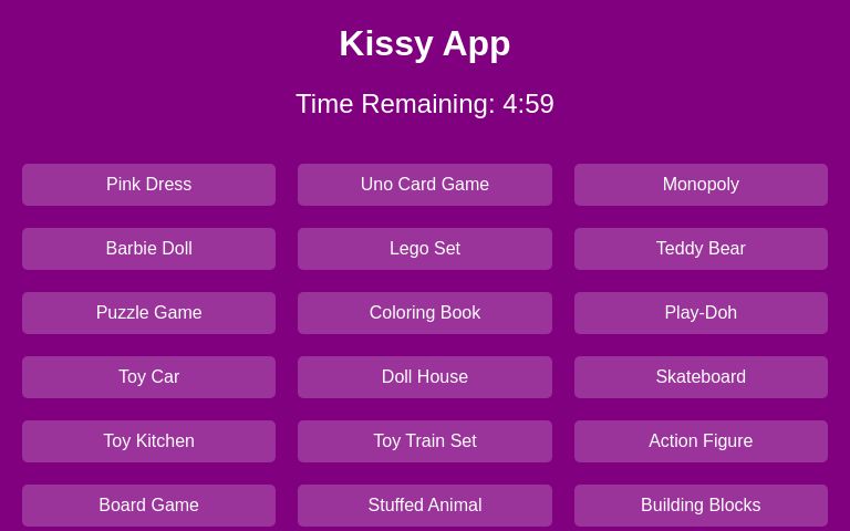 Kissy App ― Perchance Generator
