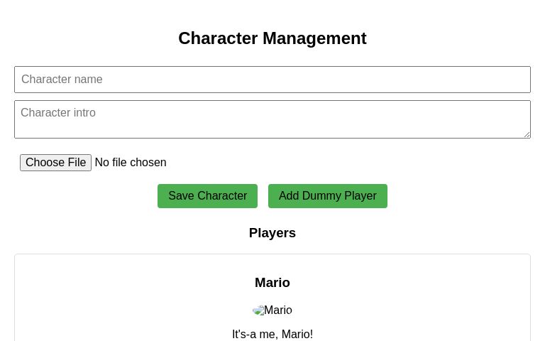 Character Management ― Perchance Generator